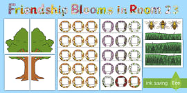 Friendship Garden Display Pack (teacher made) - Twinkl