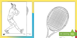 Tennis Colouring | Wimbledon | Twinkl (teacher made)