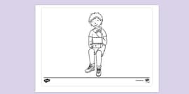 FREE! - Eating Packed Lunch with Friends Colouring |Colouring Sheets