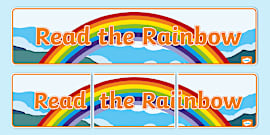 👉 Shaped Rainbow Banner - Editable and Printable | Twinkl