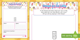 Ice Lolly Page Borders (teacher made) - Twinkl