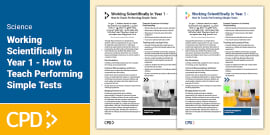KS1 Working Scientifically Display Pack - Twinkl