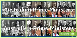 Australian Prime Minister Profile Research Worksheet