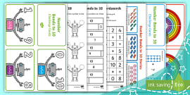 Number Bonds to 10 Activity Booklet | Teaching Resource