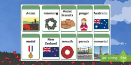Anzac Day Word Cards | Free Resource | Printable