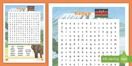 Kenya Fact Cards (teacher made) - Twinkl
