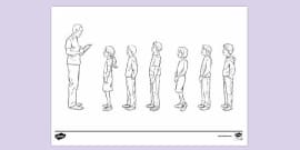 FREE! - Finishing Line colouring sheet - Colouring Pages - Twinkl