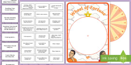 Wheel of Fortune Spinner for Early Finishers | CfE | Twinkl