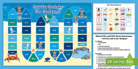 Level 3 Phonics Game - CVC Words - Blending to Read - Twinkl