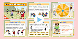 KS2 National Fitness Day PowerPoint - PE - Move - Twinkl