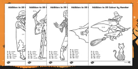Halloween Addition Worksheets | Halloween Worksheets