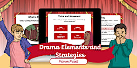 Elements of Drama Display Posters