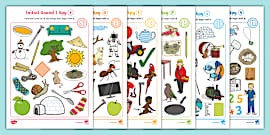 Initial Sounds I Spy e, u, r, h, b, f, l Activity Pack