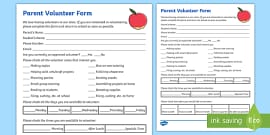 Parent Survey for Teachers | Kindergarten Resource | Twinkl