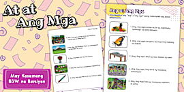 Pang-Angkop Worksheet | Grades 4 - 6 | Twinkl PH
