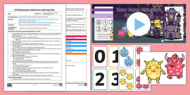 EYFS Maths: Number Recognition Races Whole Class Adult Input Plan and ...