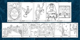 Trooping the Colour Colouring Pages (teacher made) - Twinkl