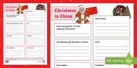 Victorian Christmas Traditions Fact File Template - Twinkl
