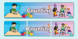 FREE! - Numeracy Display Banner (teacher made) - Twinkl