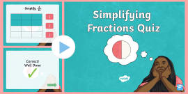 Fraction Amounts Quiz (teacher made) - Twinkl