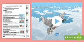 International Day of Peace Word Search (teacher made)