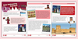 KS2 Qatar Fact File - Geography (Teacher-Made) - Twinkl