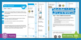 Year 1 Maths Assessment PDF Pack | Maths Teaching Resources