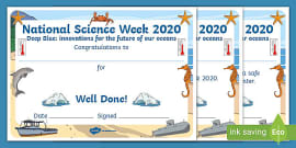 Science Week Certificates | Twinkl Teaching Resources