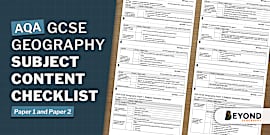 AQA GCSE Geography Paper 2 Revision Checklist | Beyond