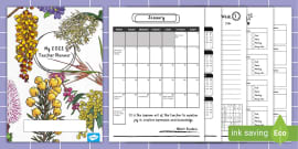 Editable Teacher Planner (teacher made)