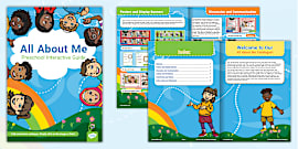 Preschool: All About Me - Word Cards