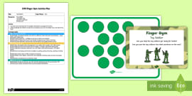 Finger Gym Pattern Card - finger gym, pattern, card, finger, gym