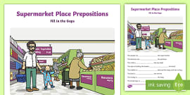Prepositions I Spy in the Classroom Worksheets - Twinkl