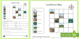 Strawberry Farm Grid Reference Worksheet / Activity Sheet