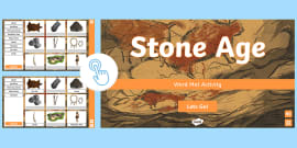 Interactive Stone Age Word Search Activity | Twinkl Go!