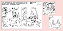 World Wildlife Day Agamographs Colouring Pages - Twinkl