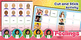 Twinkl Symbols: Emotions Matching Activity
