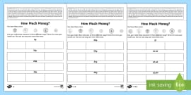 Money: Making Amounts to 20p Activity Mats (Teacher-Made)
