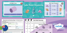 Year 5 3D Shapes Net Worksheet - Maths Resources - Twinkl