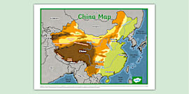 Map of China Jigsaw (teacher made) - Twinkl