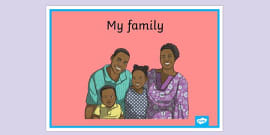 Printable Family Poster | Display Poster Resources | Twinkl