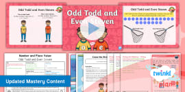 Odd and Even Numbers Sorting Activity PowerPoint