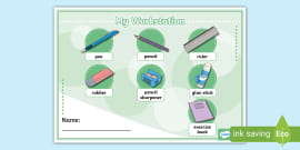 👉 Busy Bees Workstation Display Poster Sign - Twinkl