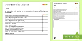 KS3 Light Revision Pack | KS3 Physics | Beyond - Twinkl