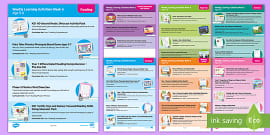 Weekly Learning Activities Pack Week 1 Age 5-6 - Twinkl