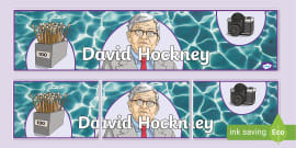 David Hockney Facts KS2 PowerPoint (teacher made) - Twinkl