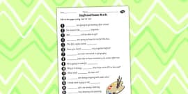 Personal Pronouns Worksheet (teacher made) - Twinkl