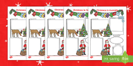 Letter to Santa Cloze Procedure Writing Template - santa, letter, christmas