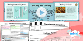 States of Matter: Evaporation Investigation Year 4 Lesson Pack
