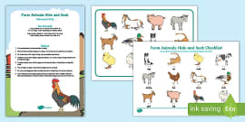 Farm I Spy and Count Activity to 10 (teacher made) - Twinkl